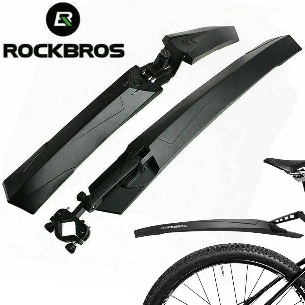 ROCKBROS Adjustable Bike Fenders MTB Bike Quick Release Front Rear ...