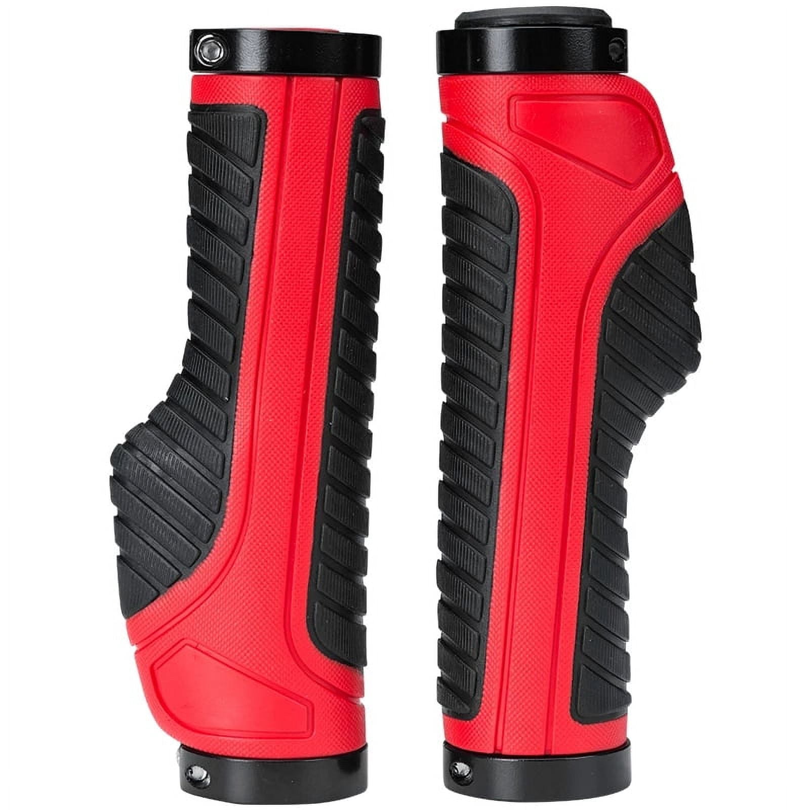 ROCKBROS Bicycle Grip Rubber Cycling Grips MTB Handlebar Lock-on Fixed ...