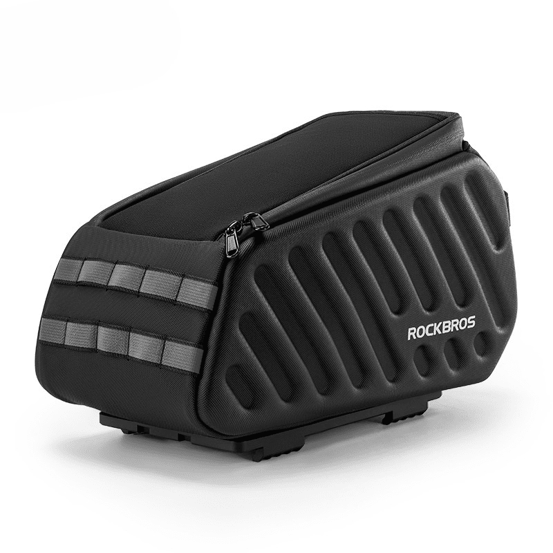 ROCKBROS Bicycle Rear Shelf Bag Double Password 3-digit Alloy ABS Lock ...