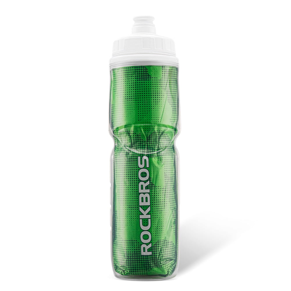 ROCKBROS Bicycle Water Bottle with Handle Insulated Bike Water Bottles ...