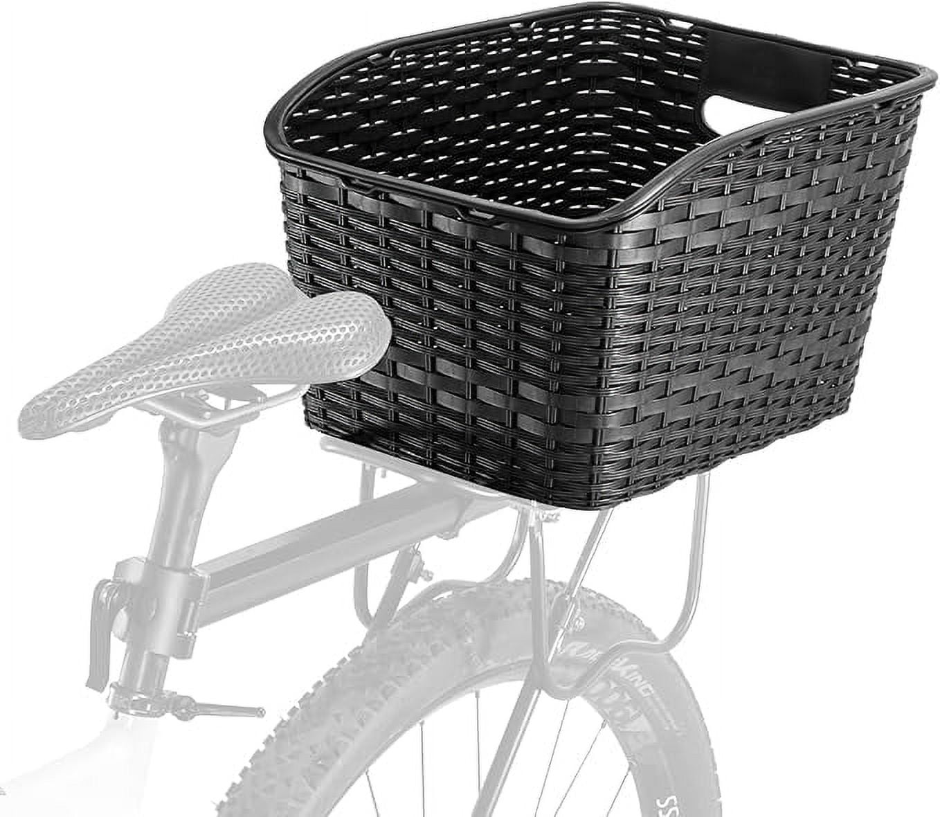 ROCKBROS Bike Basket Rear Durable Bicycle Rack Baskets Lightweight Bike ...