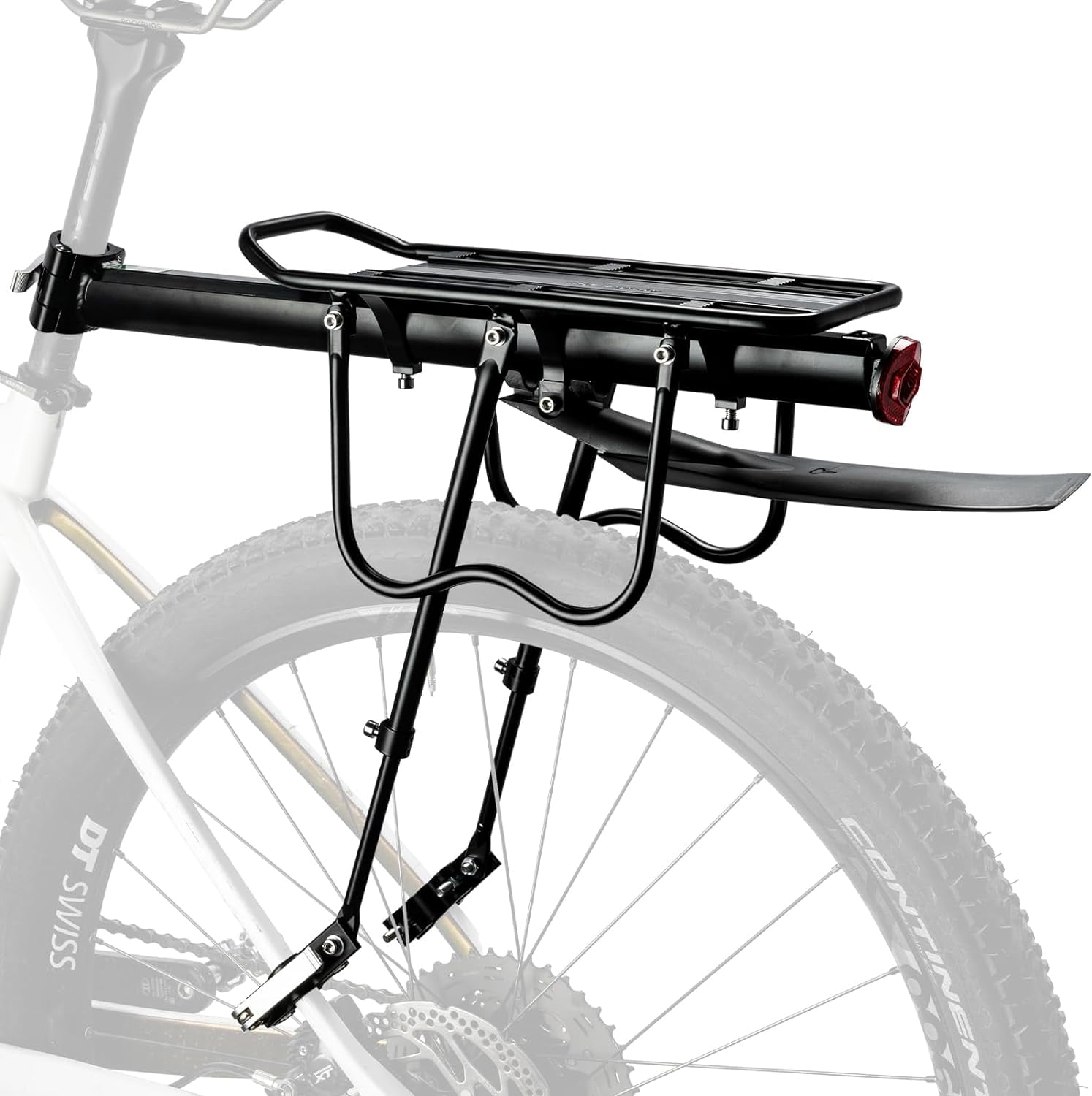 ROCKBROS Bike Cargo Rack, Rear Carrier with Fender, Quick Release, 110 ...