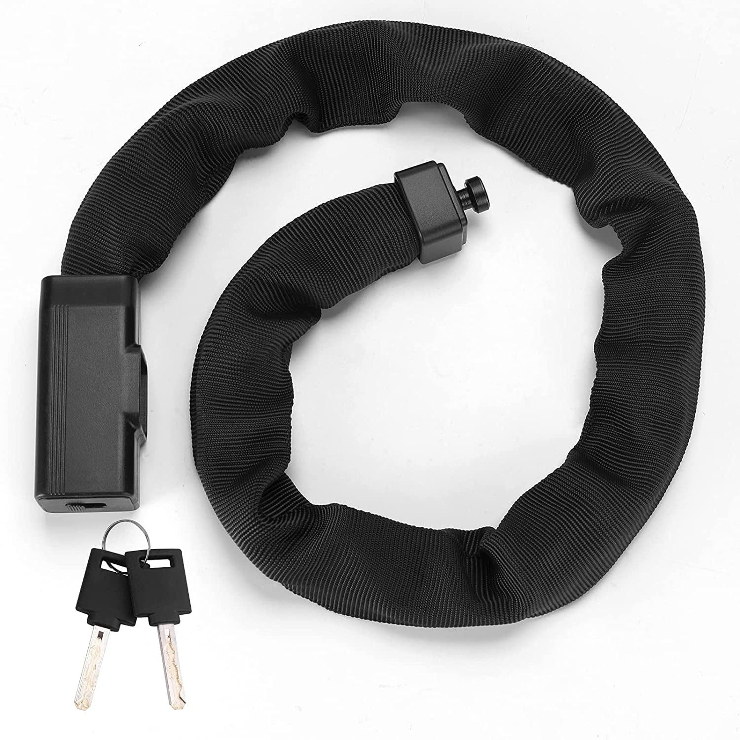 ROCKBROS Bike Chain Lock 3.18ft Heavy Duty Motorcycle Chain Locks 8mm ...