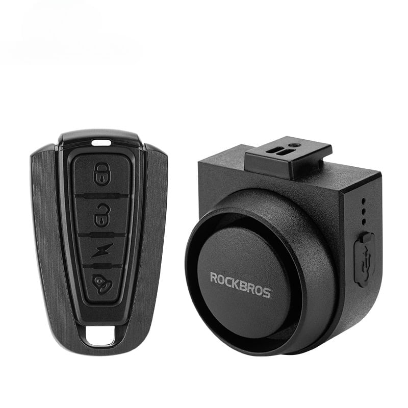 ROCKBROS Bike Electronic Horn Wireless Anti-theft E-security Alarm ...