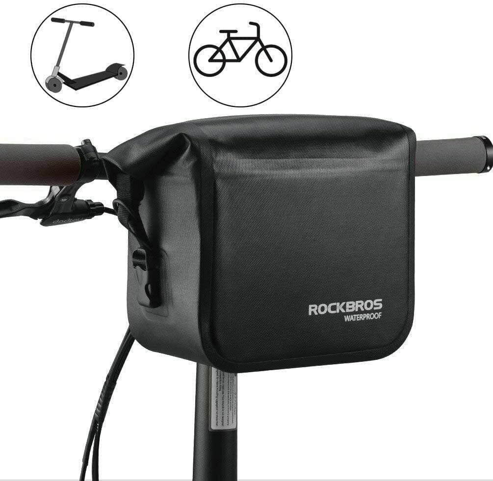 ROCKBROS Bike Front Tube Bags Waterproof Handlebar Bag Bicycle Frame ...