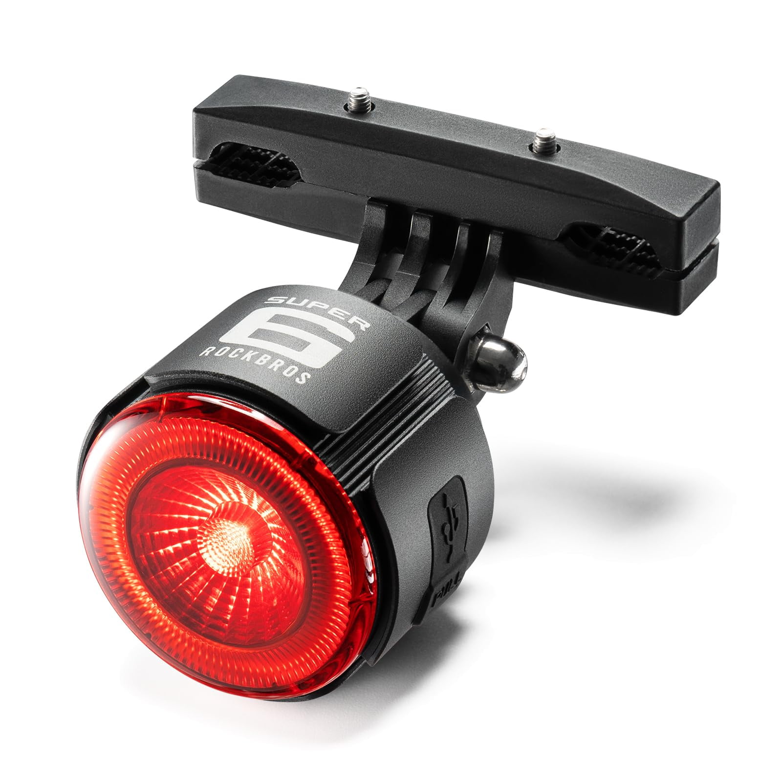 ROCKBROS Bike Lights for Night Riding, Smart Bike Tail Light with Brake Sensing, IPX5 Waterproof ...