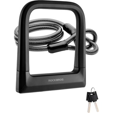 KQJQS Bike Locks, Bike Locks Heavy Duty Against Theft Bicycle Lock With ...