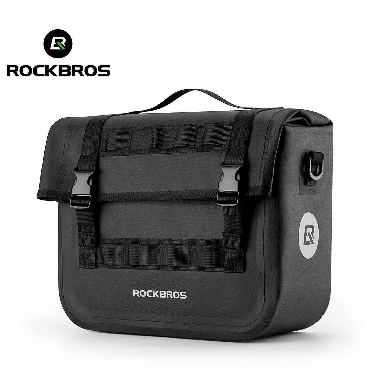 ROCKBROS Bike Panniers 15L Capacity Waterproof Bike Rack Bag Bicycle ...