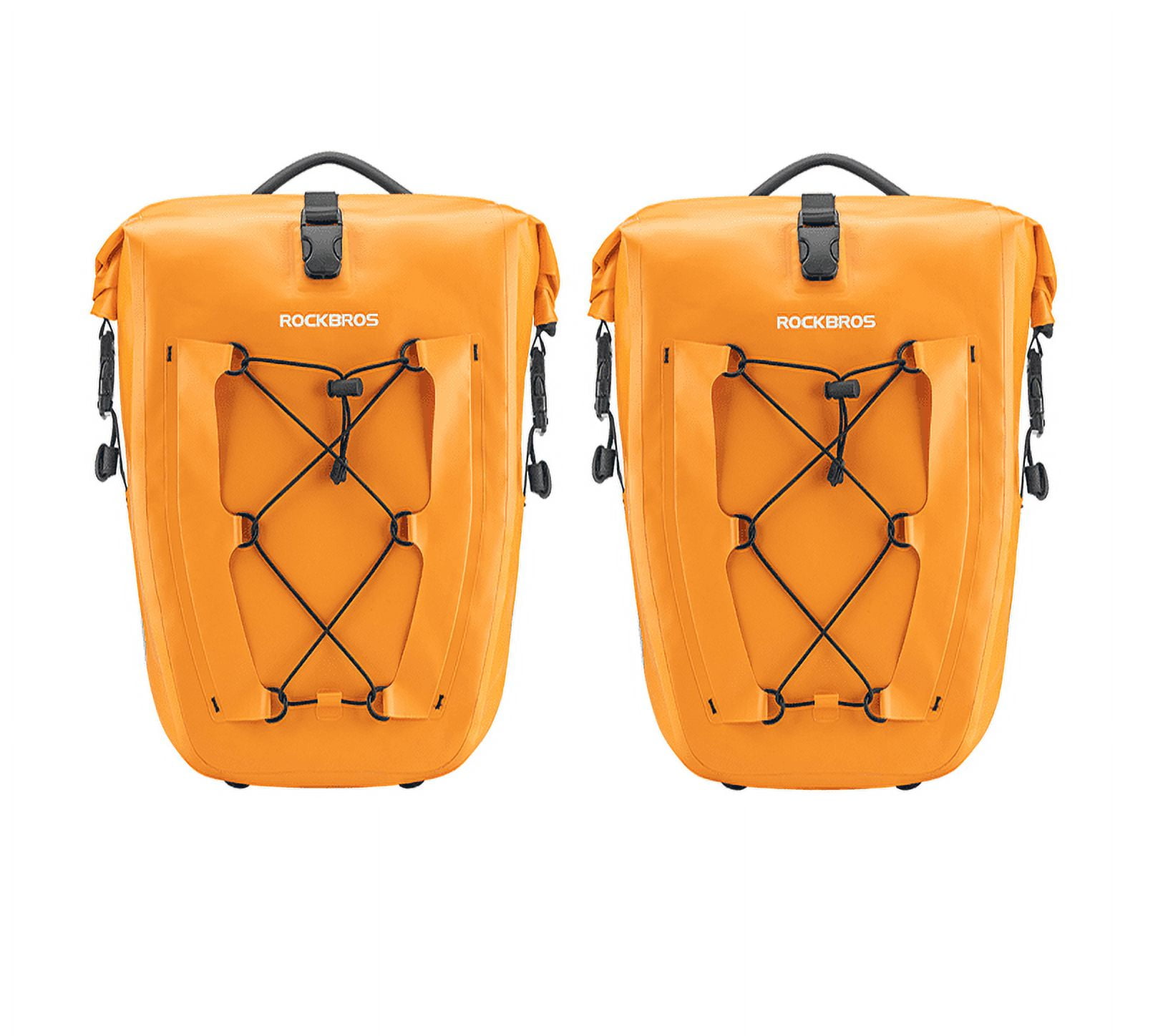 ROCKBROS Bike Panniers Waterproof Bike Rear Rack Bag Max 30L Large ...