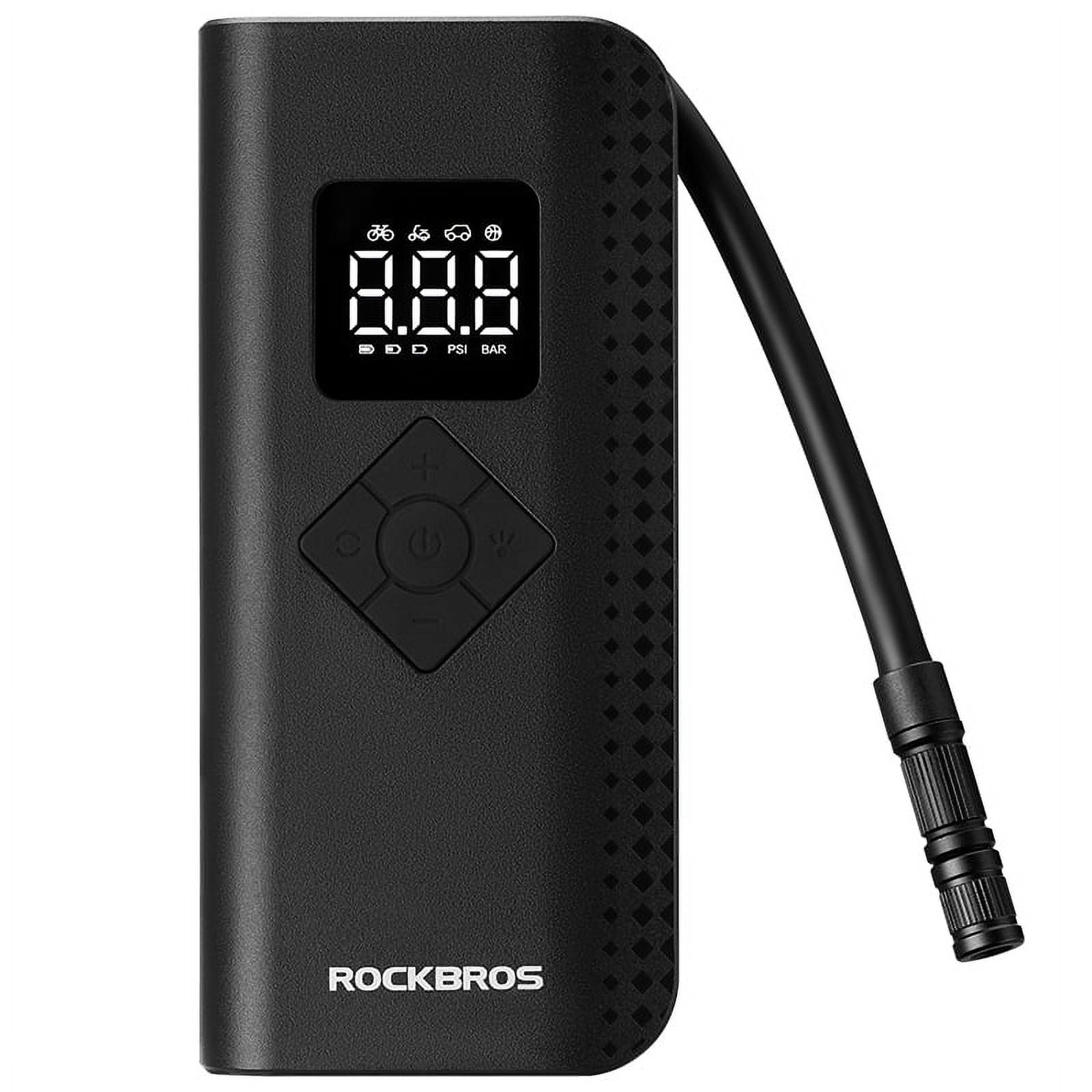 ROCKBROS Electric Air Pump High Pressure Air Inflation Intelligent ...