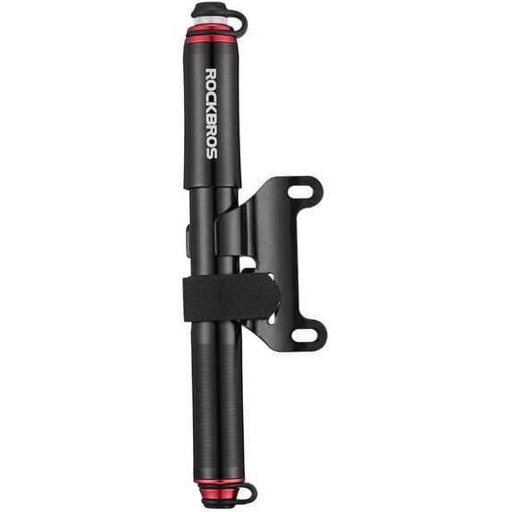 ROCKBROS Bike Pump Frame Mounted High Pressure 120 PSI Dual Pump ...