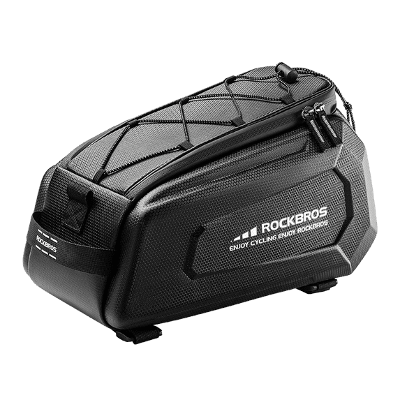 ROCKBROS Bike Rack Bags Hard Shell Bicycle Rear Rack Bag Large Pannier ...