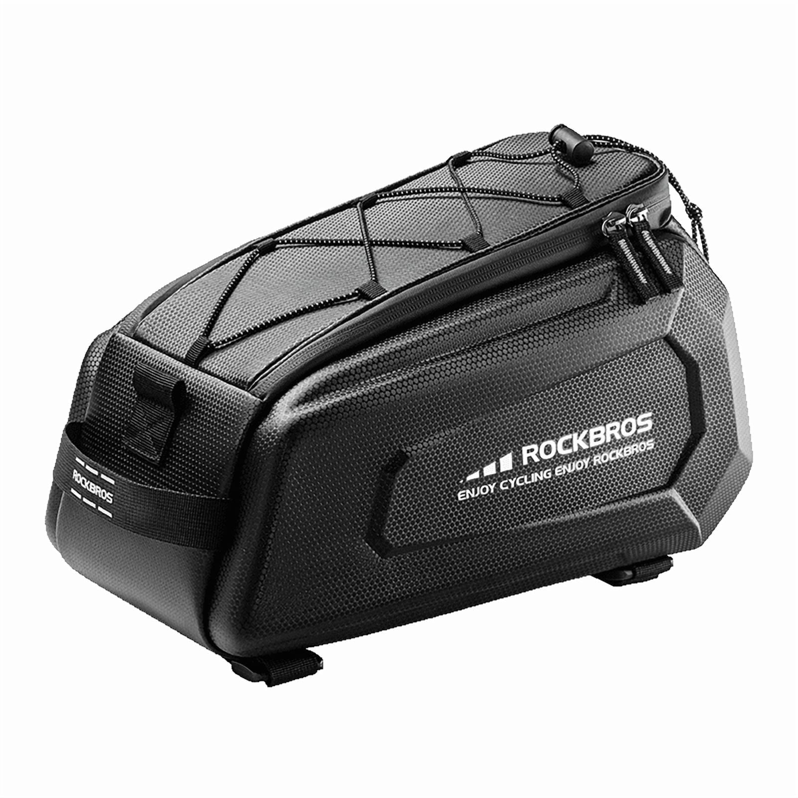 ROCKBROS Hard Shell Bicycle Pannier -9L Capacity, Waterproof Rear Rack ...