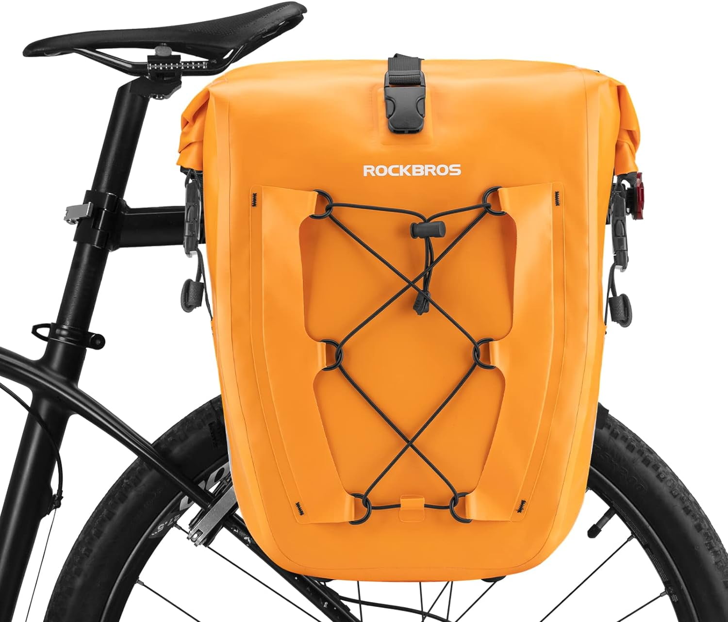 ROCKBROS Bike Rear Rack Bag Bike Panniers Waterproof Max 30L Large ...