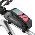ROCKBROS Bike Top Tube Bag Under 6.8” - EVA Waterproof Bicycle Frame ...
