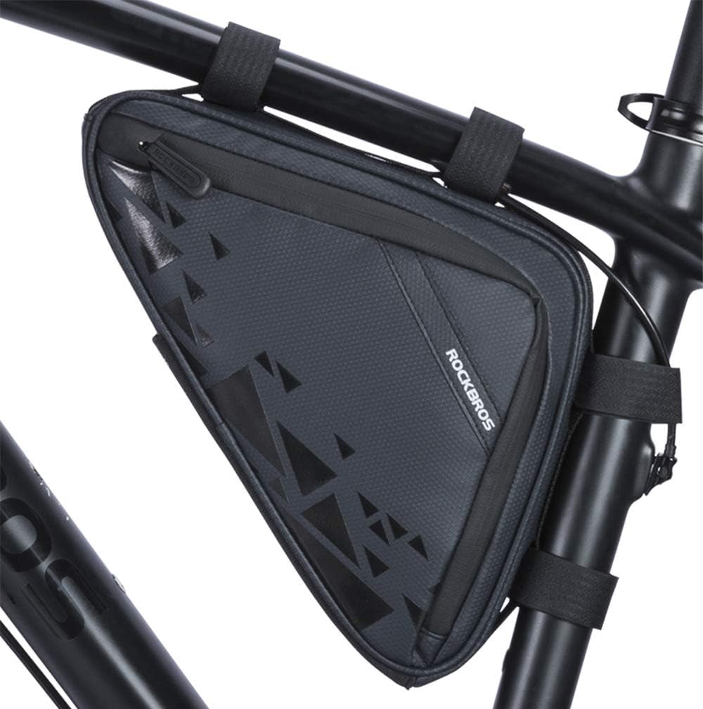 ROCKBROS Bike Triangle Frame Bag Bike Triangle Bag, with Two Side ...