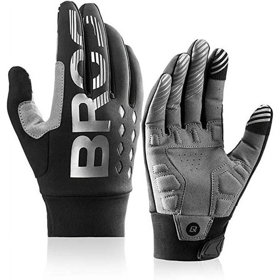 Cycling Gloves Road Touch Screen Mountain Bike Gloves Pads Palm Full ...
