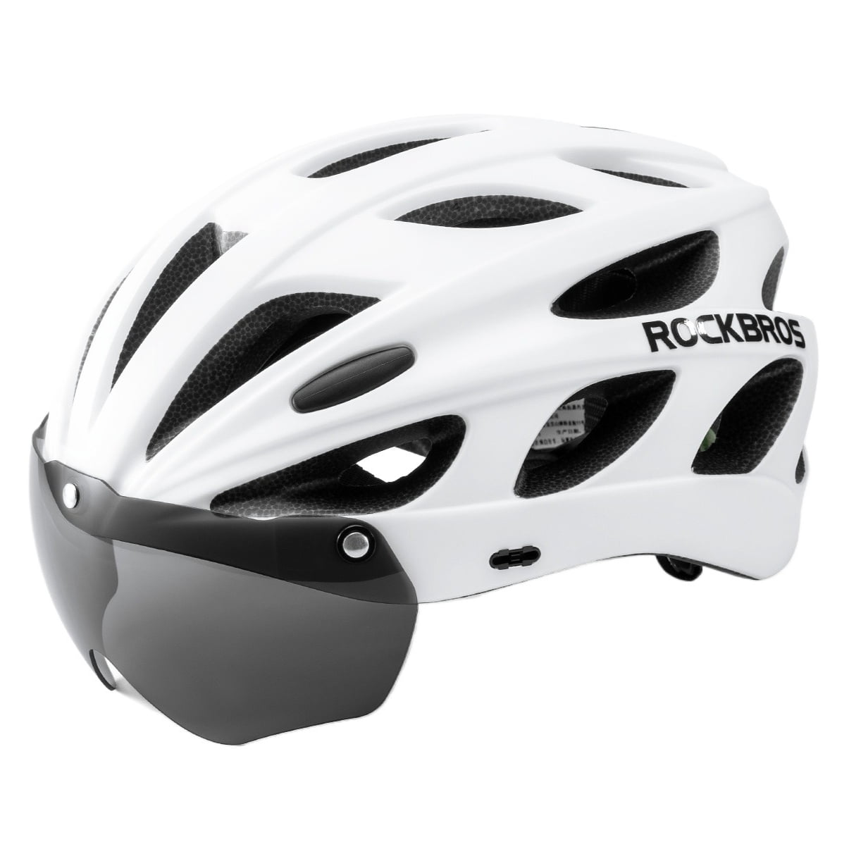 ROCKBROS Cycling Helmet Protective With Goggles Integrated Magnetic ...