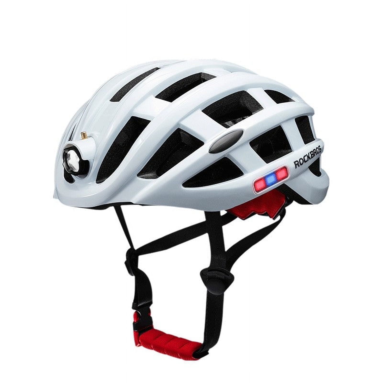ROCKBROS Bike Ultralight Helmet Electric USB Rechargable 57-62cm Safety ...