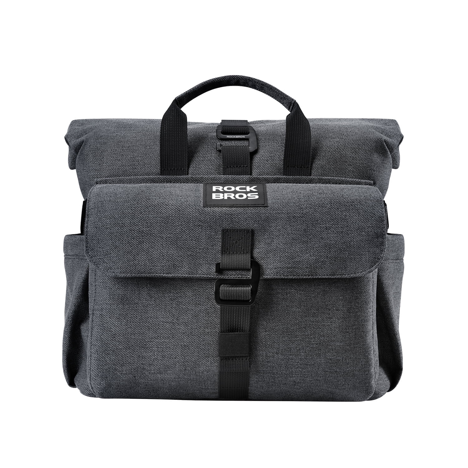 ROCKBROS Front Bicycle Travel Bags Front,Expandable 15L Capacity ...