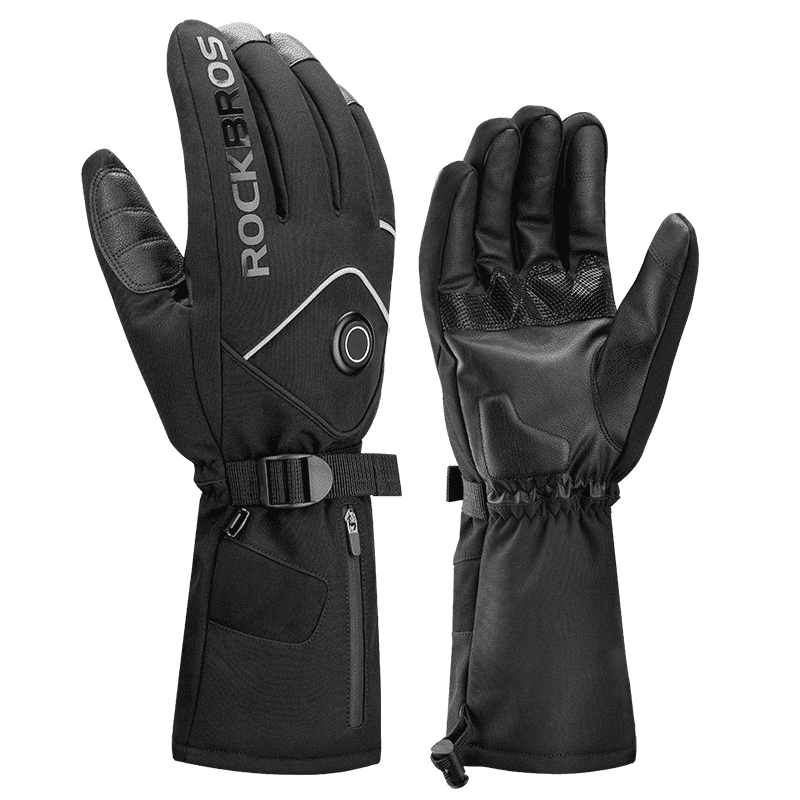 ROCKBROS Electric Gloves Cold Weatherfor Cycling Heated Gloves ...
