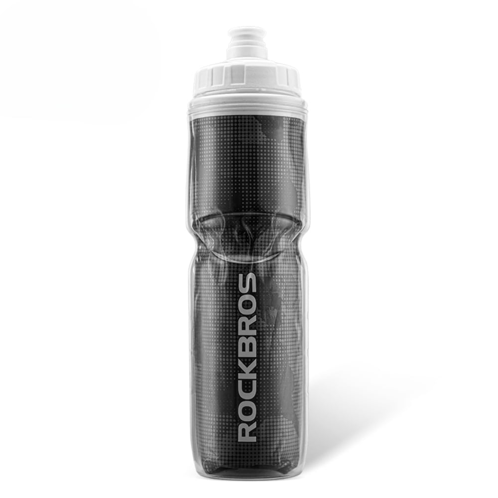 ROCKBROS Bicycle Water Bottle 670ML Cycling Cool-Maintain Leak-Proof ...
