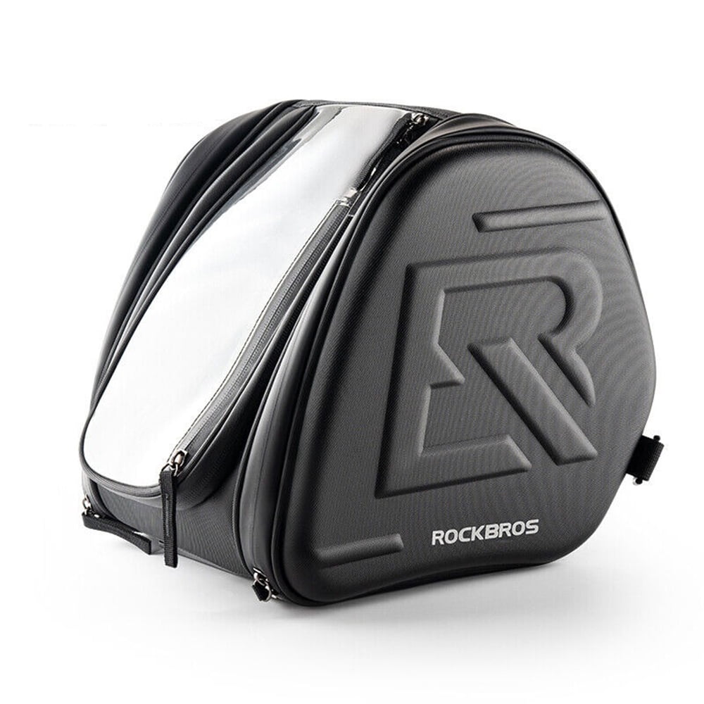 ROCKBROS Motor Fuel Tank Bag Hard Sheel Pedal Motorcycle Triangle Pack ...
