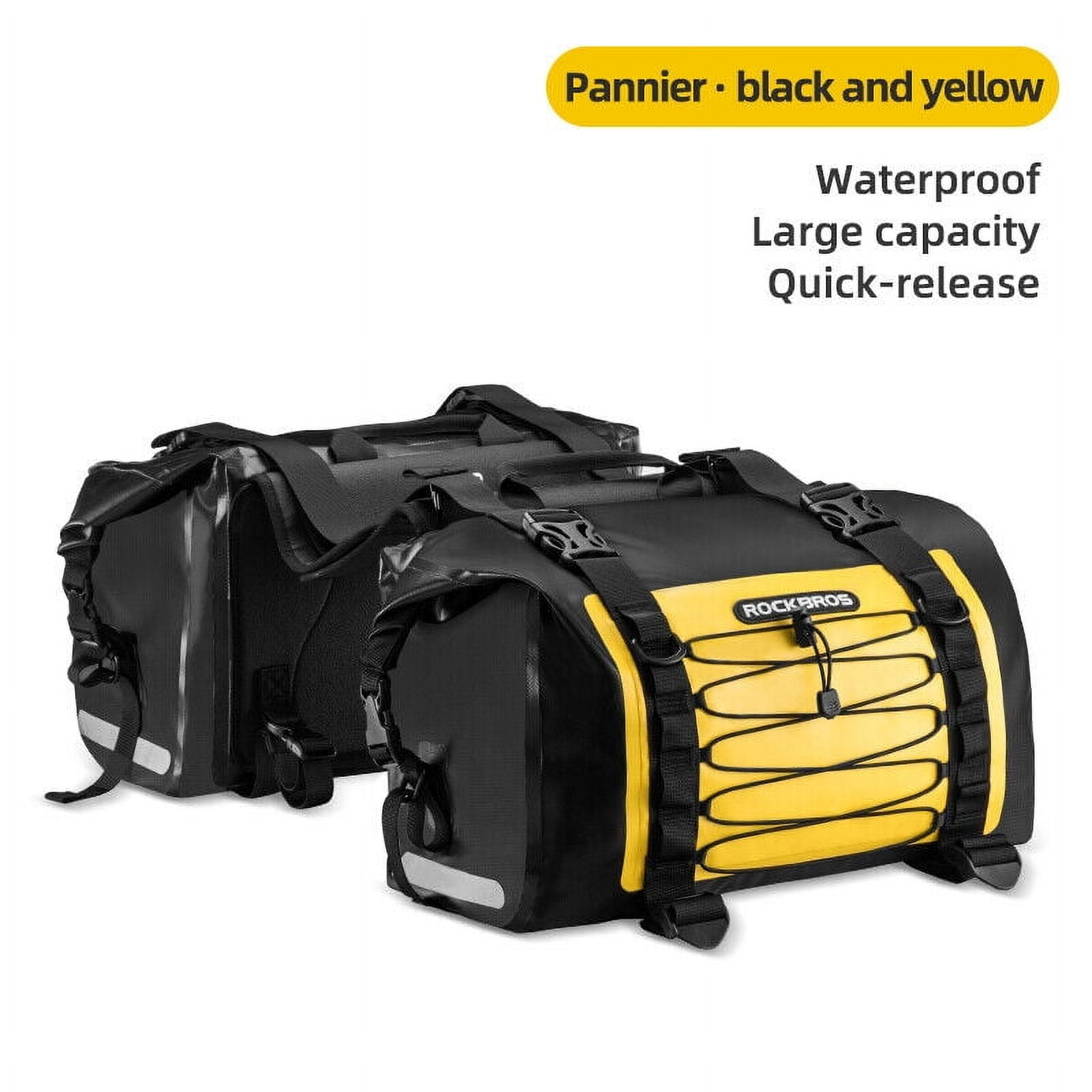 ROCKBROS Motorcycle Pannier Side Bags Waterproof 62L Luggage Stroage ...