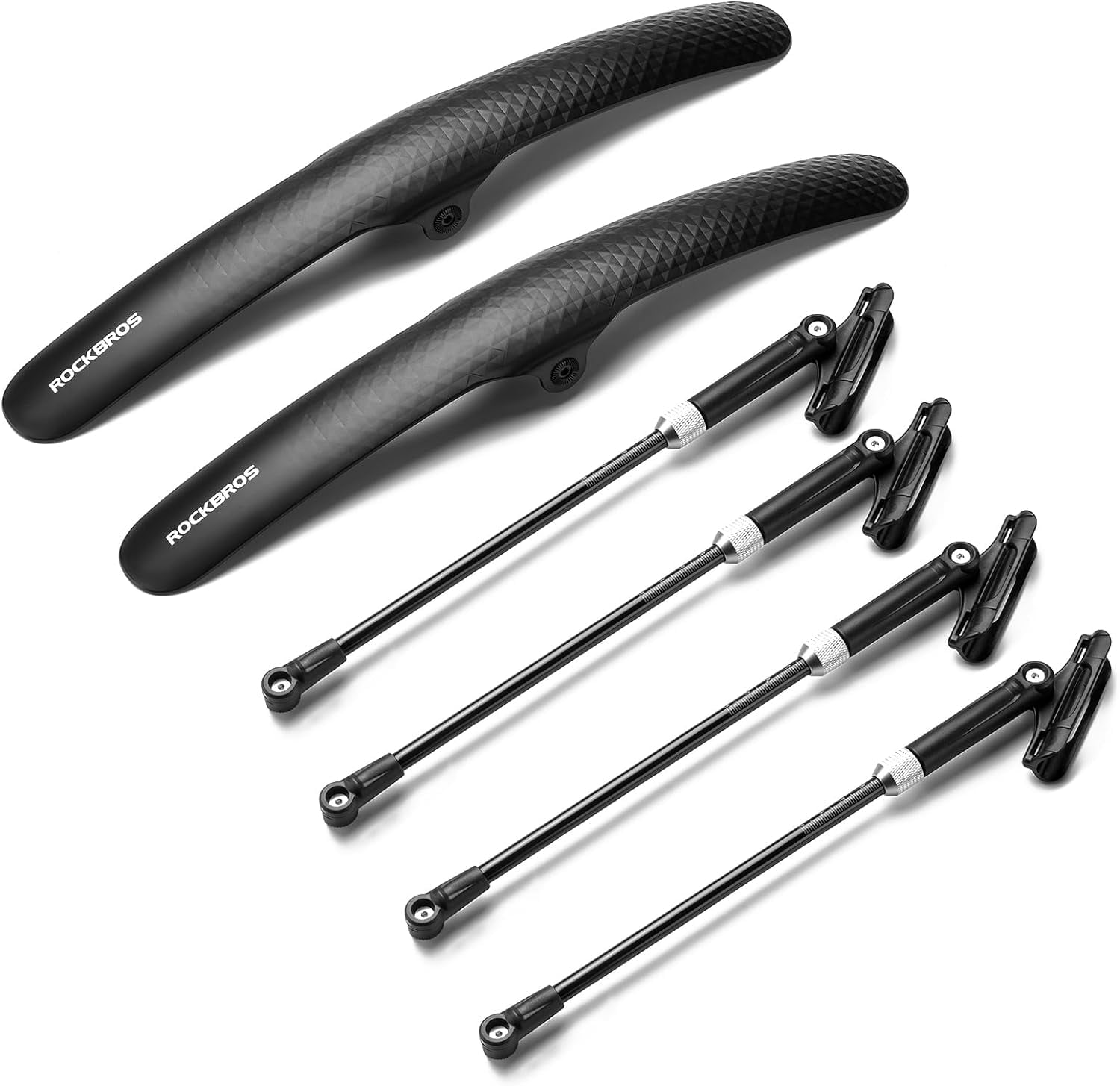 ROCKBROS Road Bicycle Fenders Set Adjustable Quick Release Lightweight ...