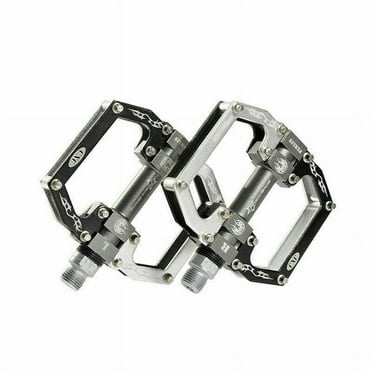 MTB/Road Bike Pedals - Aluminum Platform with 3 Bearings, 9/16” CNC ...
