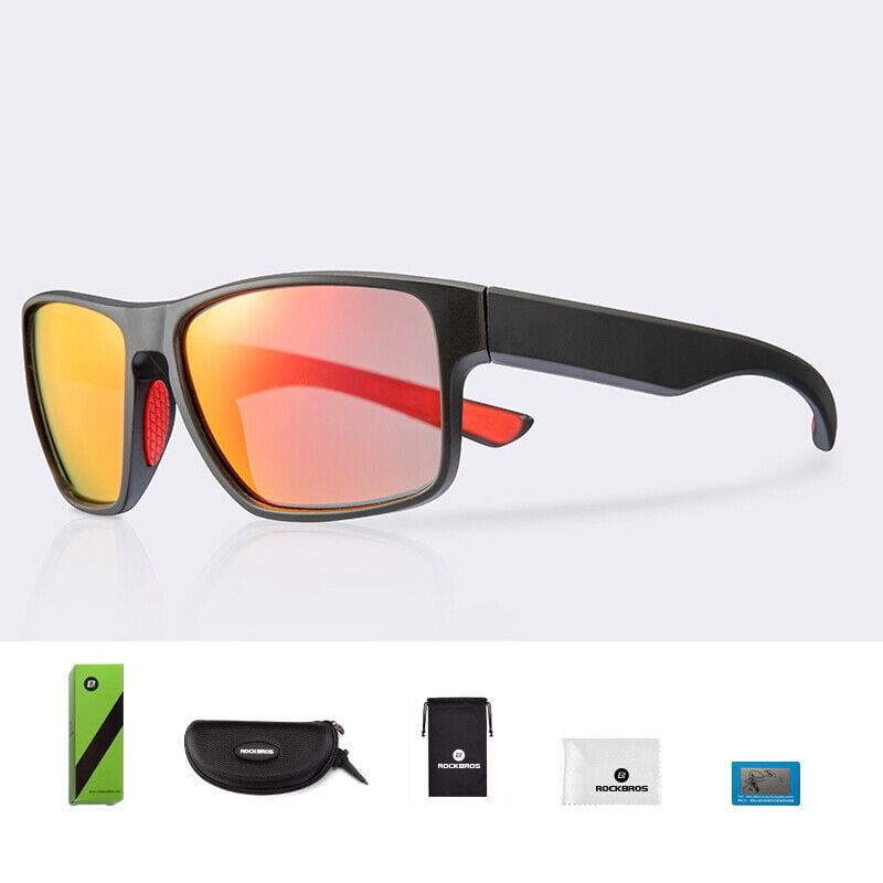 ROCKBROS Sports Polarized Sunglasses for Men Women Flexible Frame ...