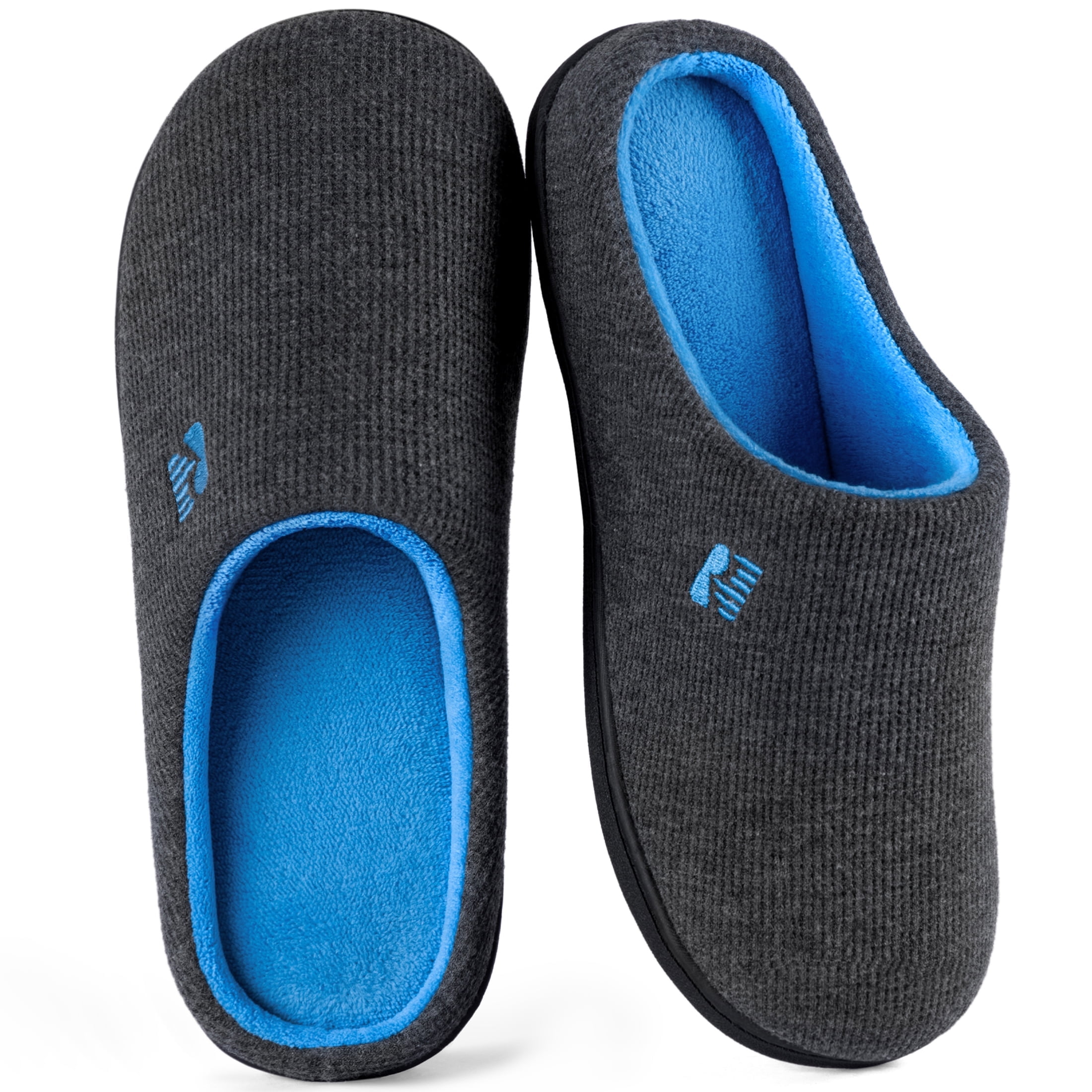 RockDove Women's Unique Two-Tone Memory Foam House Slipper - Walmart.com
