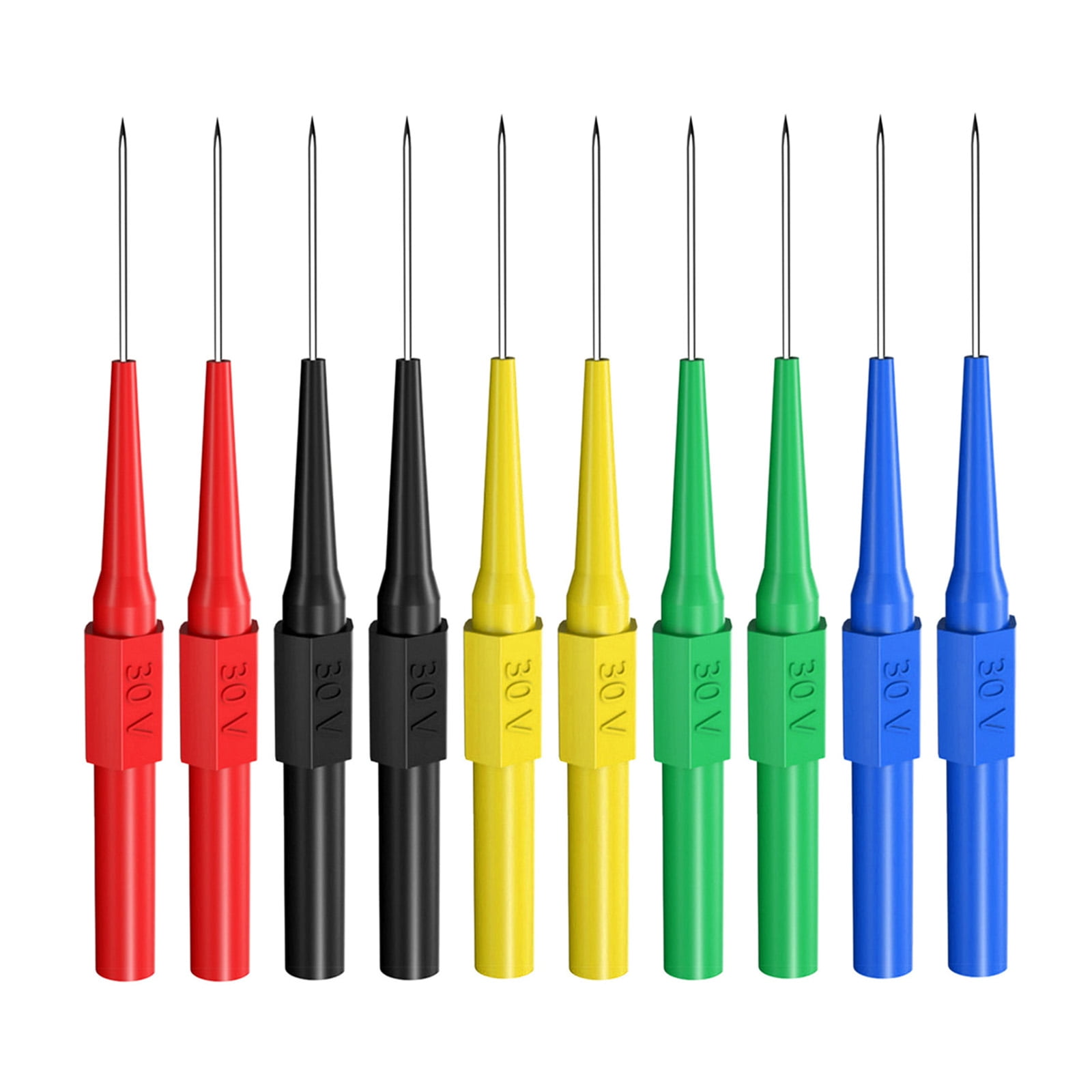 ROCKROK 10 Pcs Test Back Probe Pin 0.7mm Pin Test Probes Pin Insulation ...