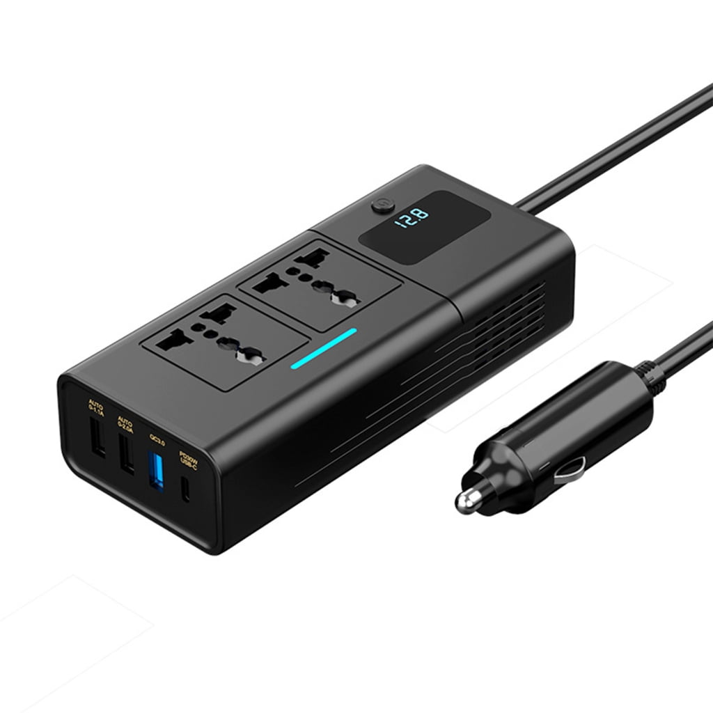 ROCKROK 200W Car Power Inverter 12V to 220V USB 5V Auto Chargers ...