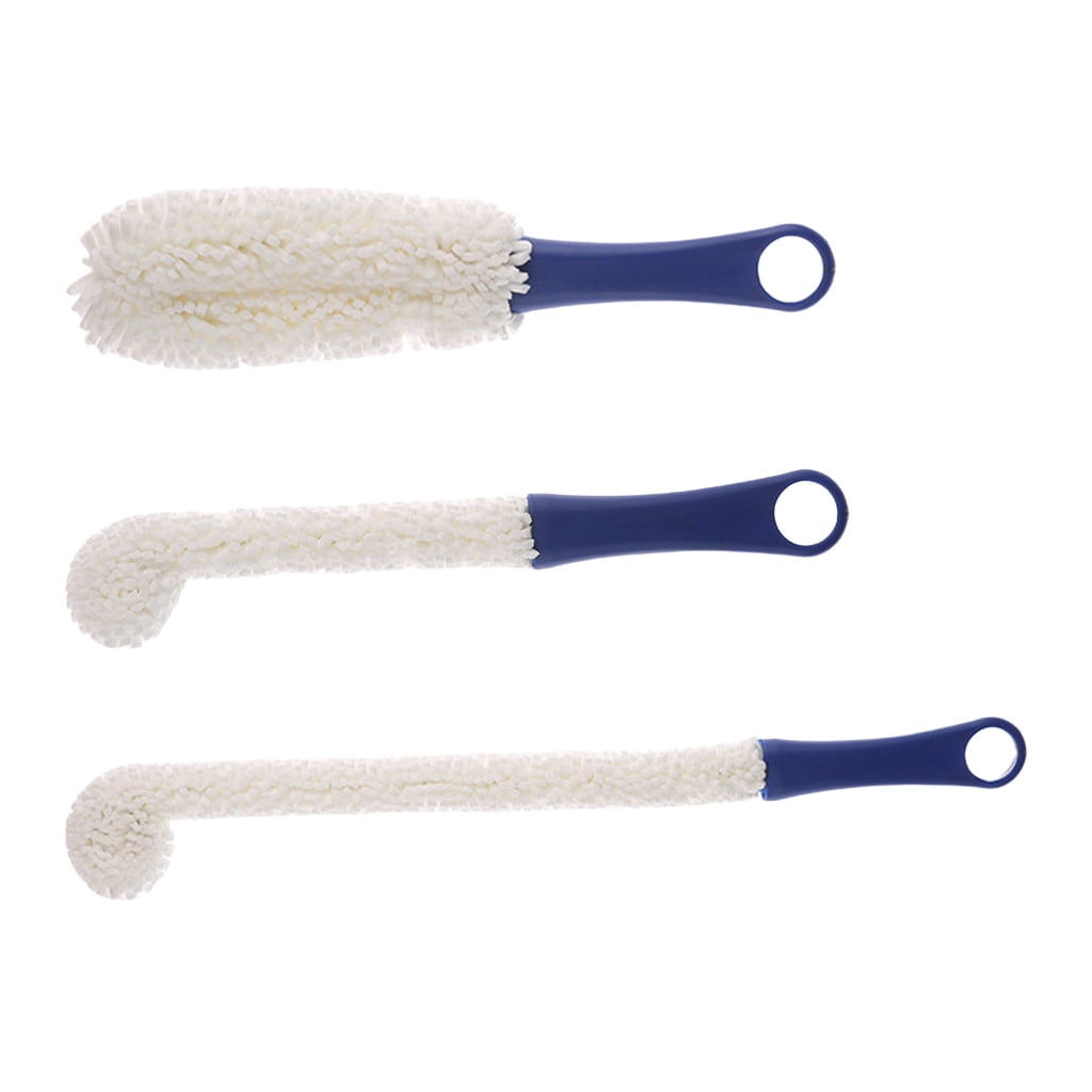 ROCKROK 3Pack Foams Cleaning Brushes Wine Glass Brush for Delicate ...