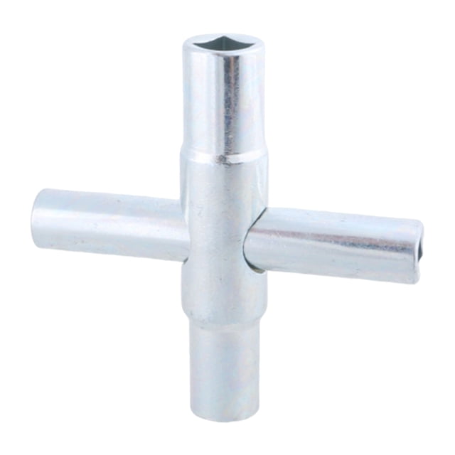 ROCKROK 4 Way Sillcock Key Steel Water Key with 4 Way Utility Meter Key ...