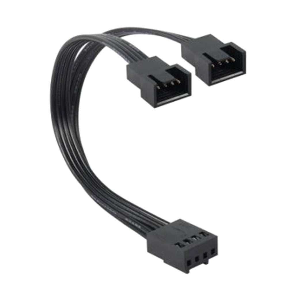 ROCKROK 4Pin PWM Splitter Cable for Double Fan to Motherboard Enhances ...