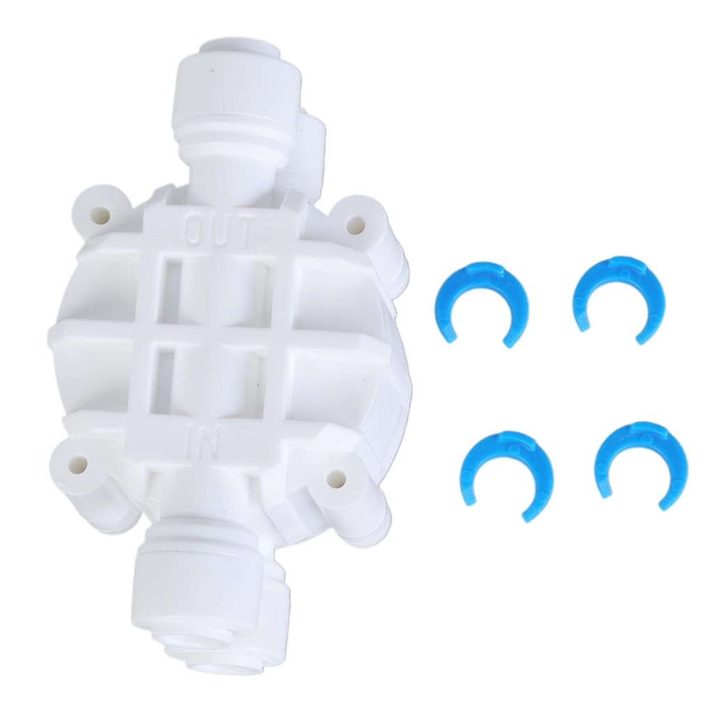 ROCKROK Automatic Shut-Off Valves with 1/4" Tube Quick Connection Push ...