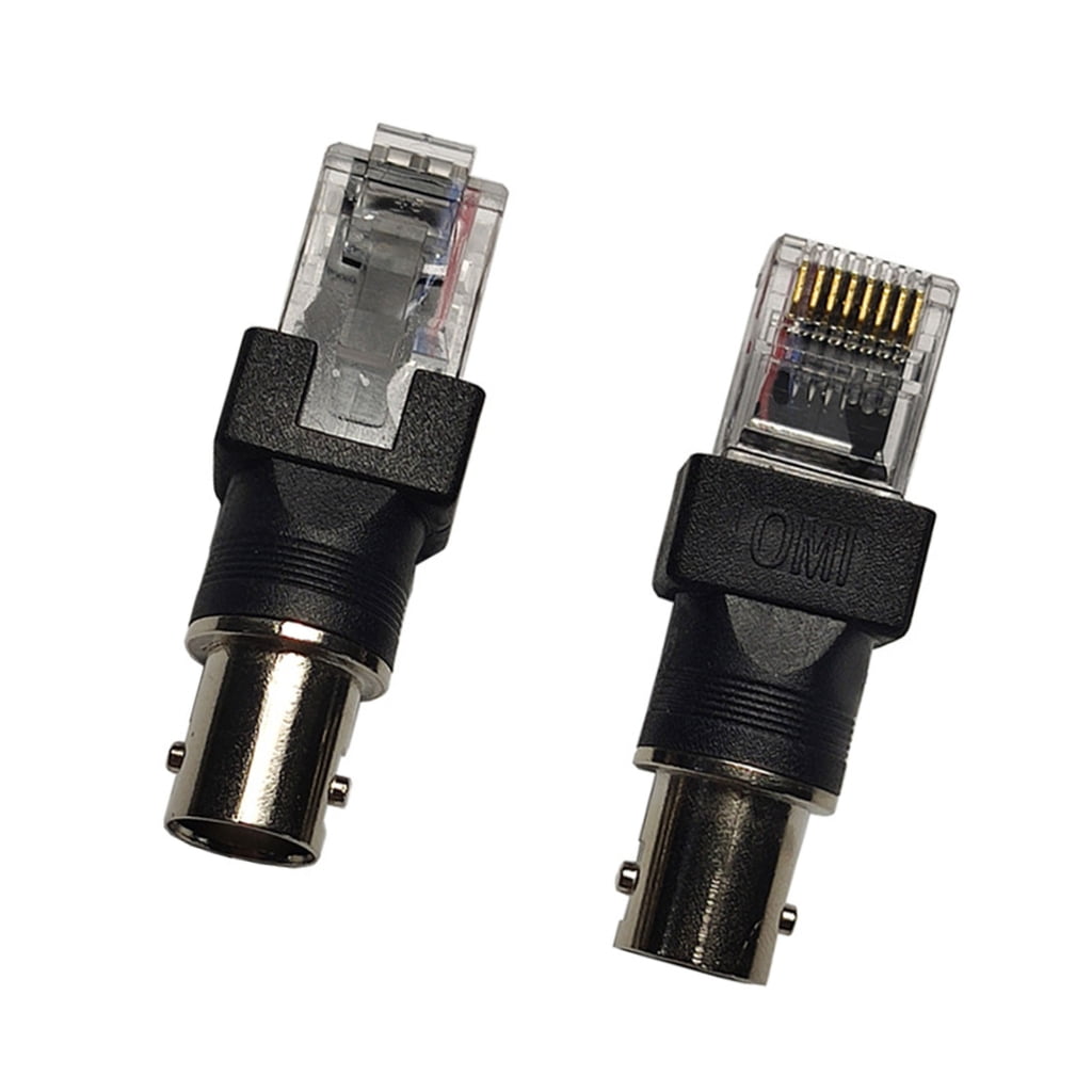 ROCKROK BNC Female to RJ45 Male Converters Adapter BNC to RJ45 Coaxial ...