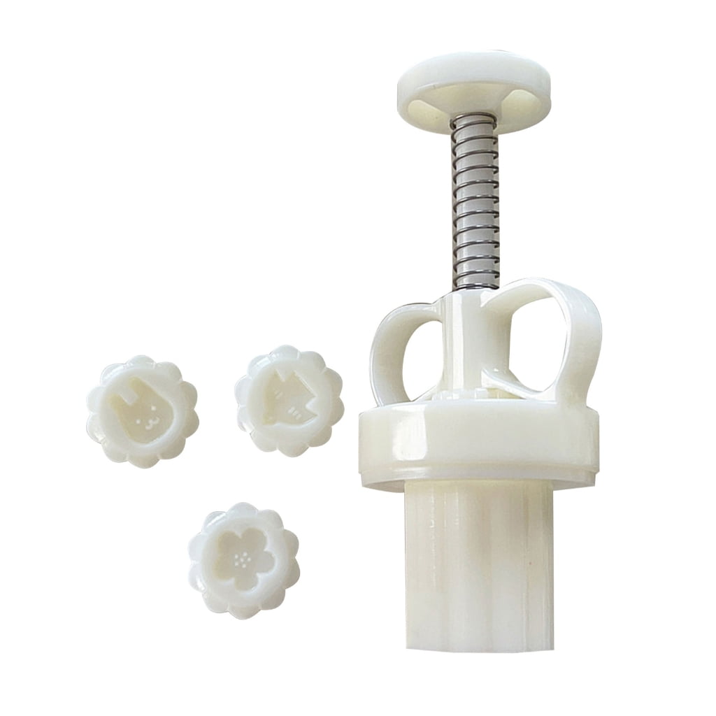 ROCKROK Bird Rabbit Flower Shaped DIY Mooncake Moulds Hand Press Tools ...