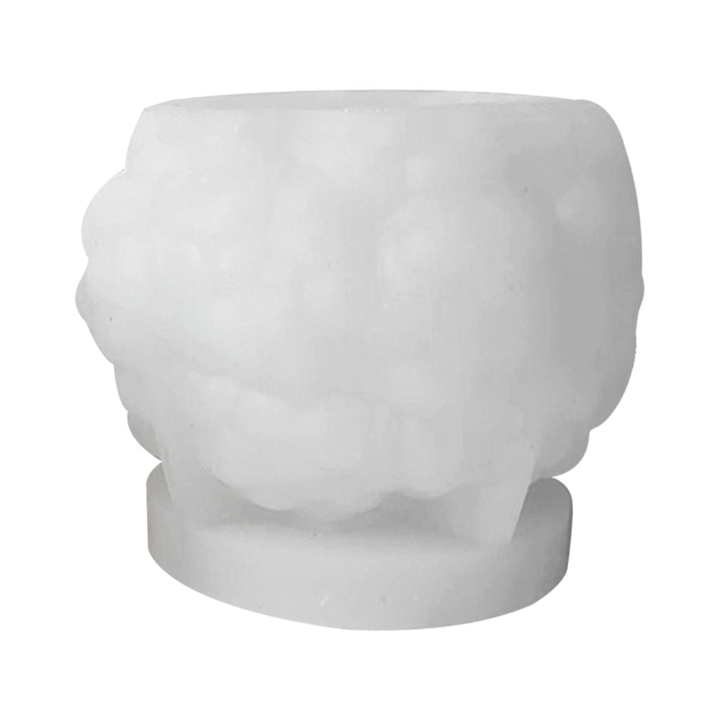 ROCKROK DIY Casting Mold Round Candle Mold Geometric Silicone Crafts 3D ...