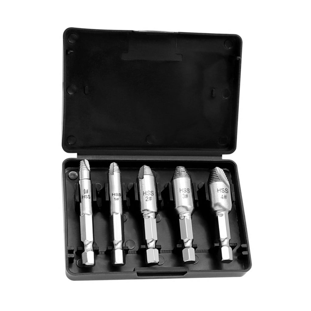 ROCKROK Damaged Screw Extractor Bolt Nut Remover Extractor Tool Kit ...