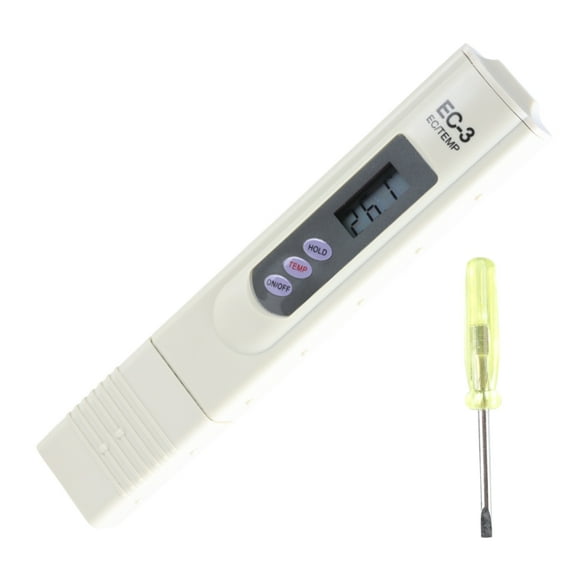 ROCKROK Handheld Electrical Conductivity Tester Digital Meter 1-9990µS ...