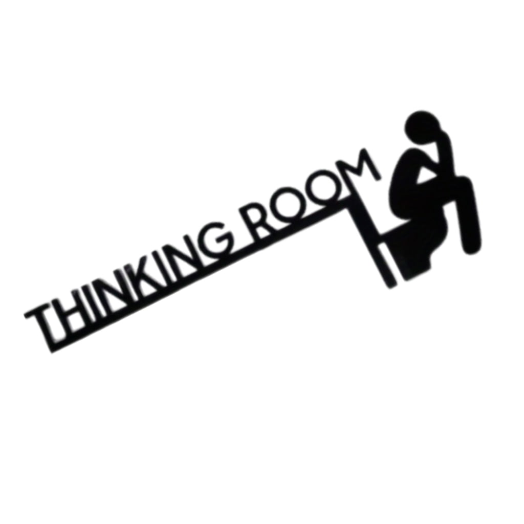 ROCKROK Metal Wall Art Wall Sculpture THINKING ROOM Wall Hanging Art ...