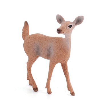 Grandest Birch Hand-painted Deer Figurine Cartoon Resin Interesting 3D ...