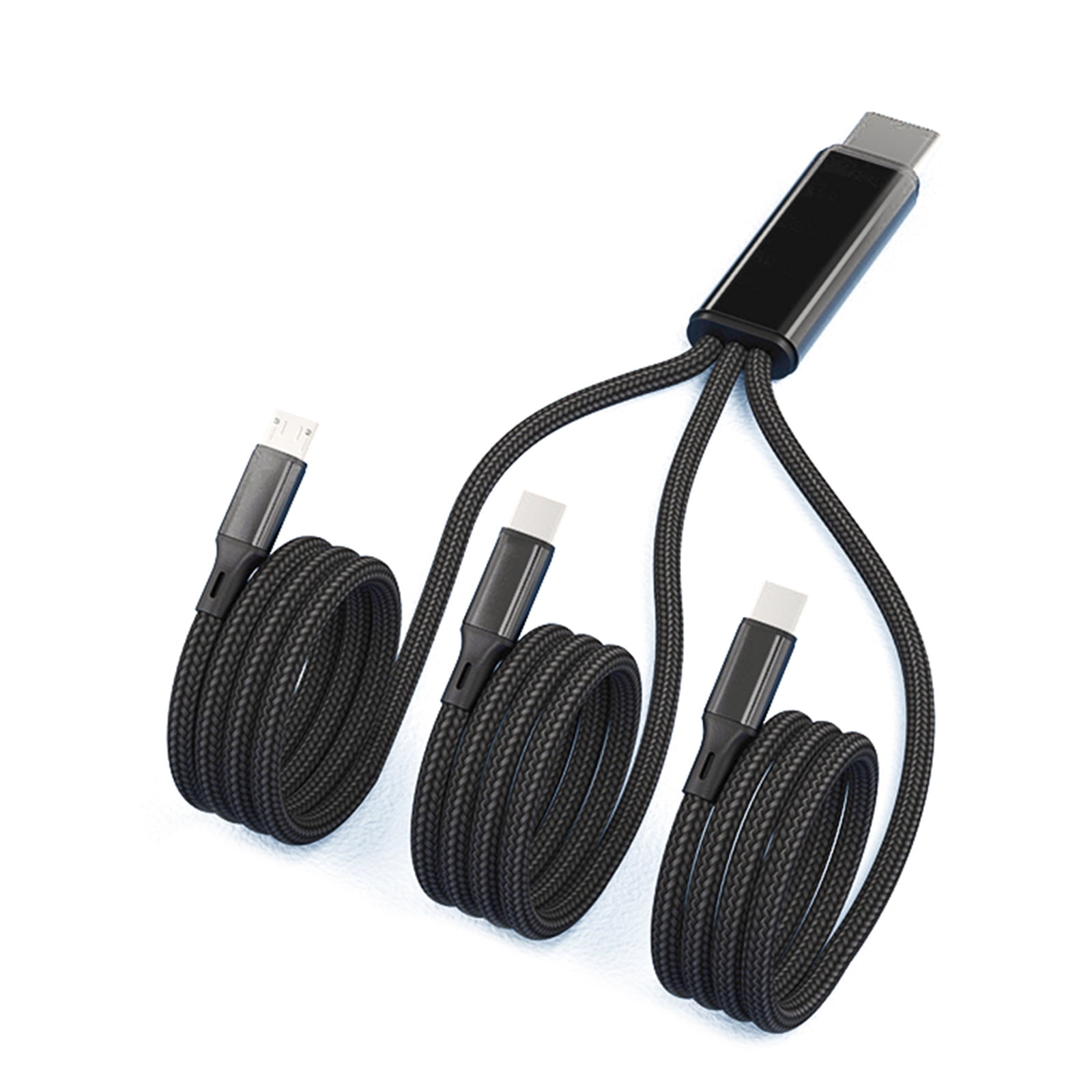ROCKROK Multi Cable Braided Multiple USB Cable Charging Cord with USB ...