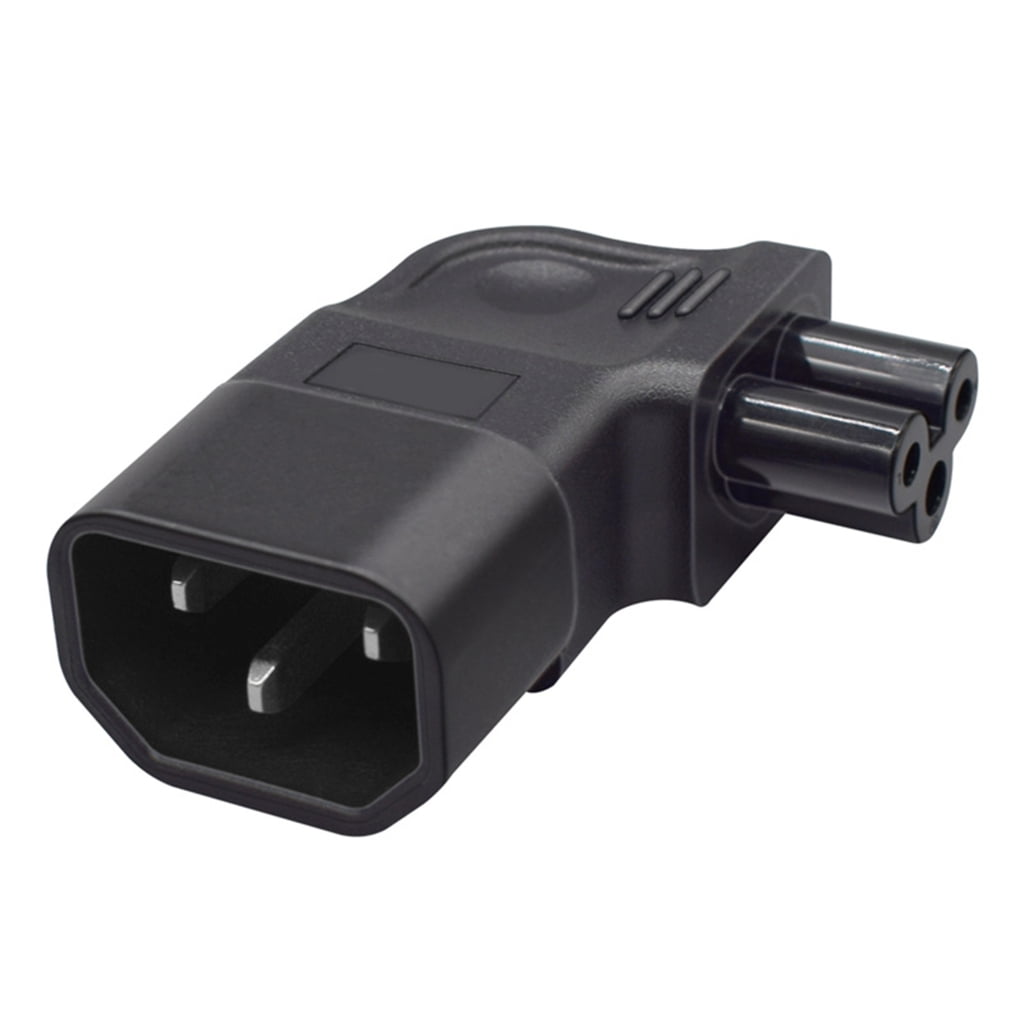 ROCKROK PDU Power Adapter C14 To C5 Left Angle Connectors Adapter For ...