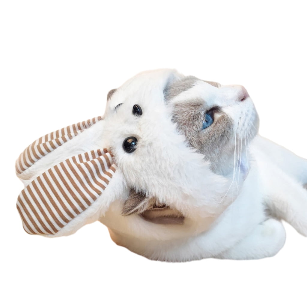 ROCKROK Pet Hat for Cat Plush Rabbit Ears Shape Hat Fun Photography ...