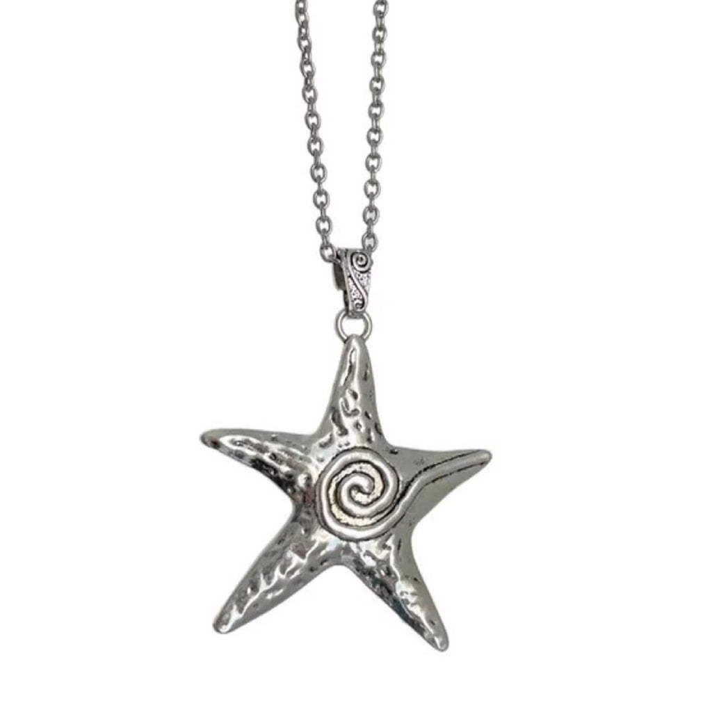ROCKROK Science and Technology Sense Big Five-pointed Star Design Y2k ...