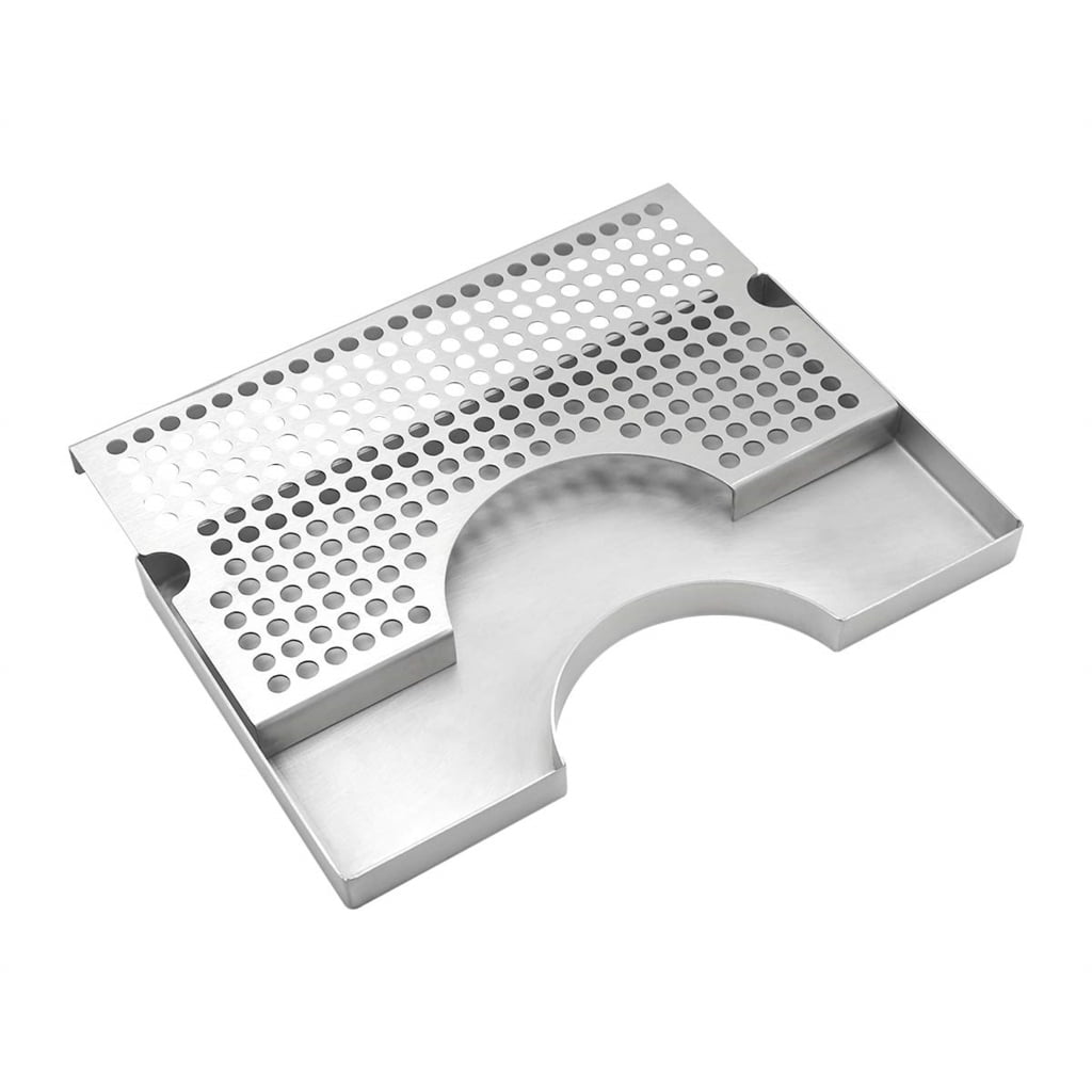 ROCKROK Stainless Steels Spill Pan without Drain Beer Drip Tray Teas ...